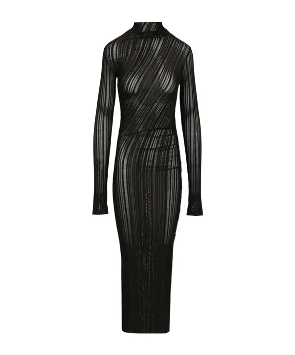 AMAZUIN Olga Ribbed Long Dress