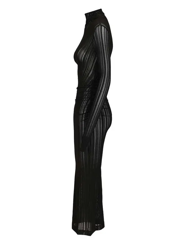 AMAZUIN Olga Ribbed Long Dress