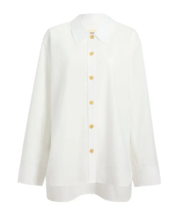 Khaite Herschel Buttoned Shirt - White