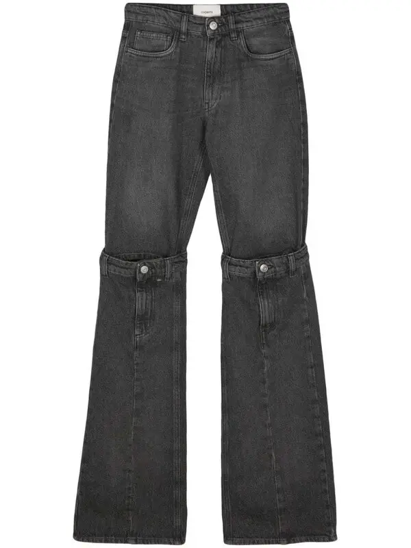 Coperni Logo Patch Mid-rise Jeans