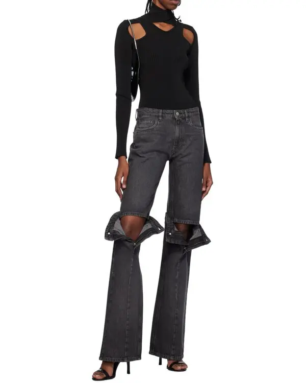 Coperni Logo Patch Mid-rise Jeans