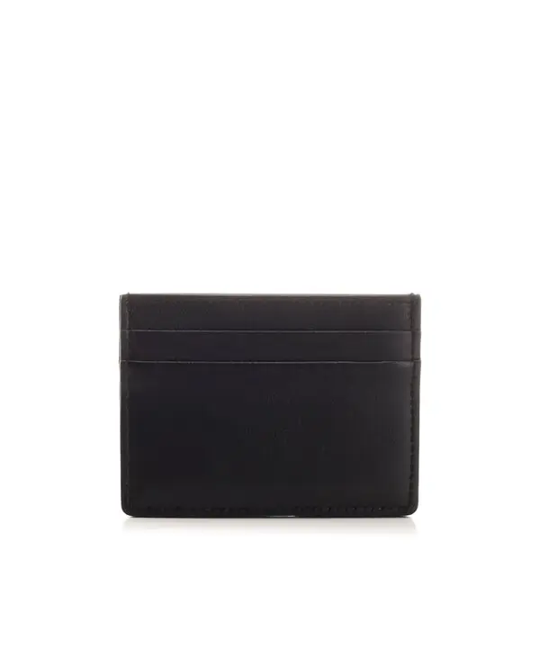 Valentino Garavani Logo Monogrammed Denim Cardholder