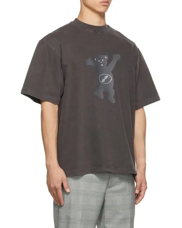 We11Done Teddy Print Crewneck T-shirt