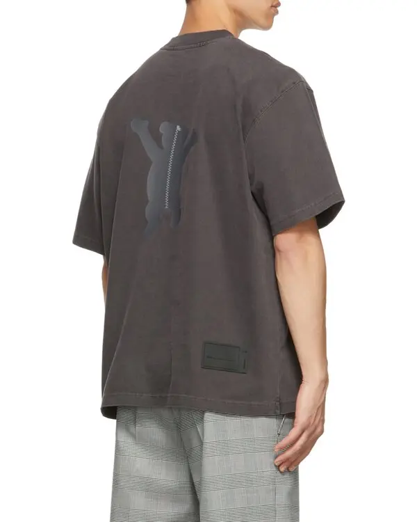 We11Done Teddy Print Crewneck T-shirt
