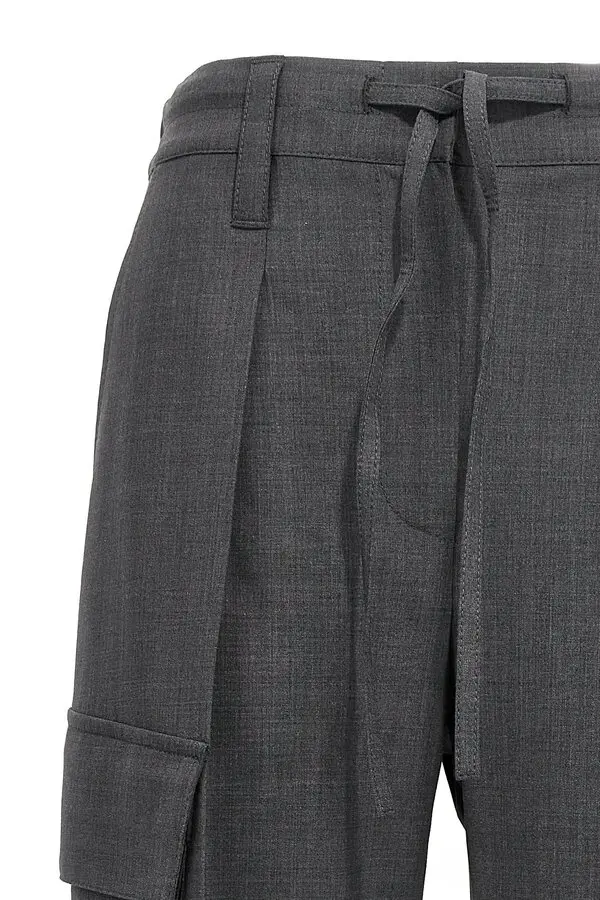 Brunello Cucinelli High-waisted Cargo Trousers