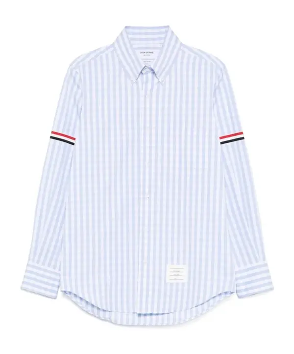 Thom Browne Long-sleeved Shirt - Blue