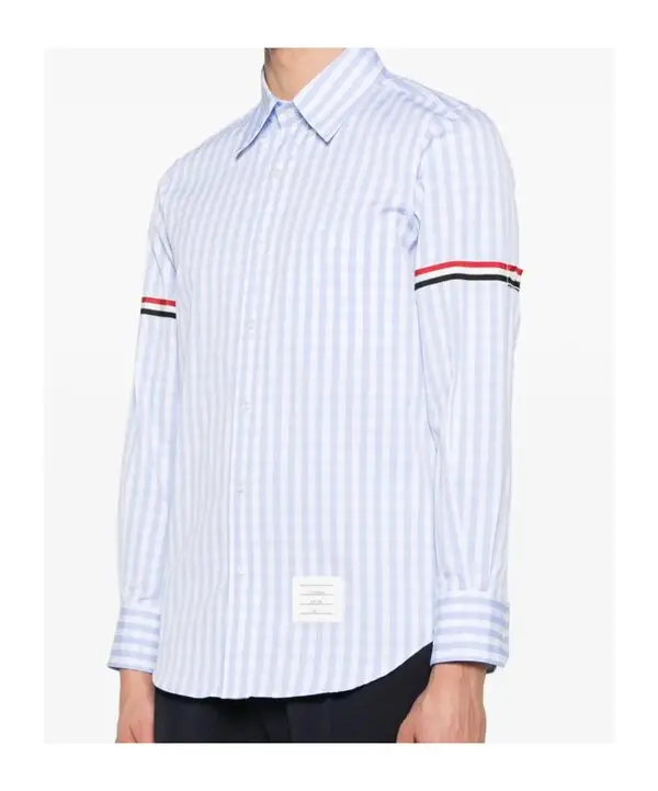 Thom Browne Long-sleeved Shirt - Blue