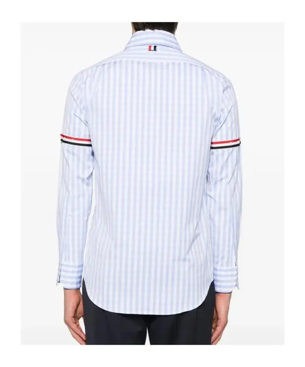 Thom Browne Long-sleeved Shirt - Blue