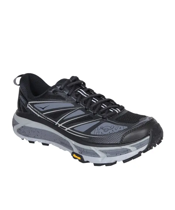 Hoka One One Mafate Speed 2 Lace-up Sneakers - Black