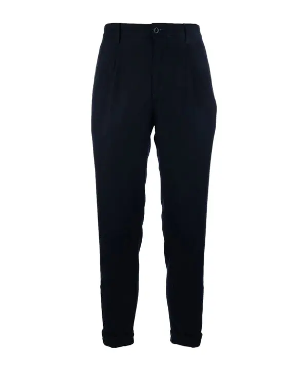 Incotex Pressed-crease Trousers - Black