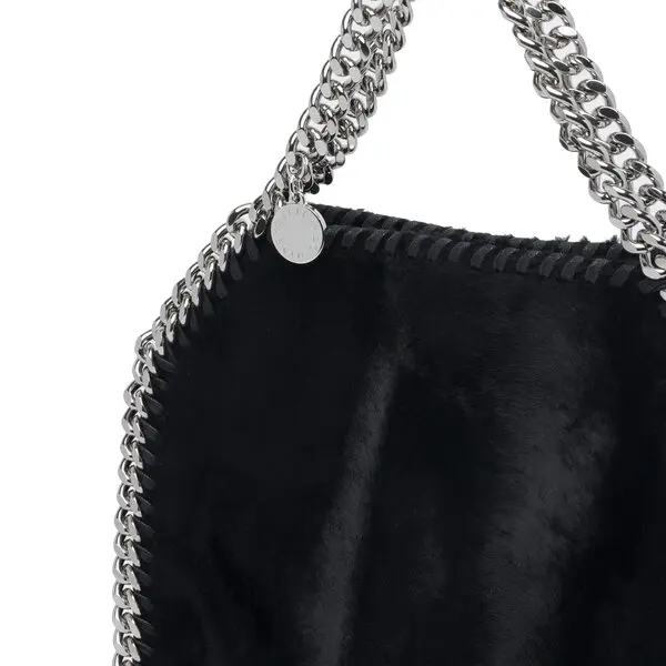 Stella McCartney Falabella Chain Linked Mini Tote Bag - Black