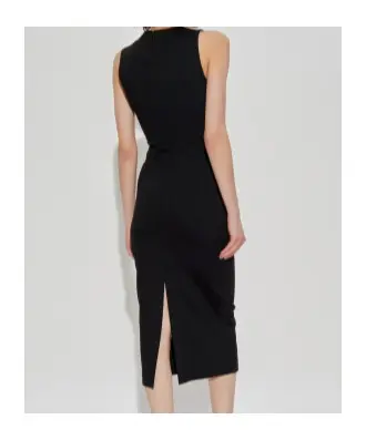 Versace Cut-out Buckle Midi Dress