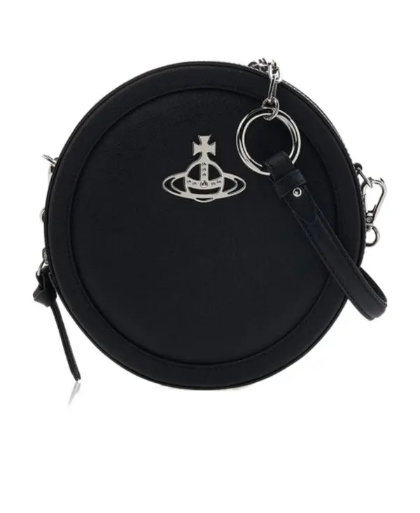 VIVIENNE WESTWOOD Zipper Shoulder Bag - Black