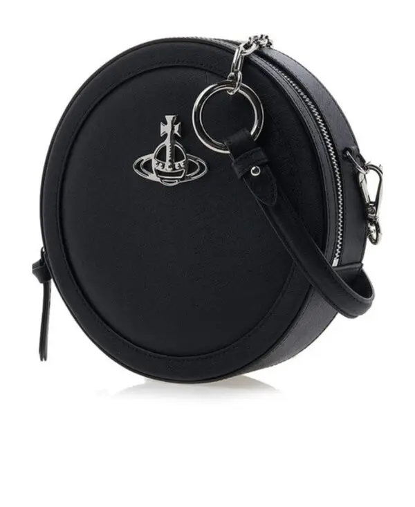 VIVIENNE WESTWOOD Zipper Shoulder Bag - Black