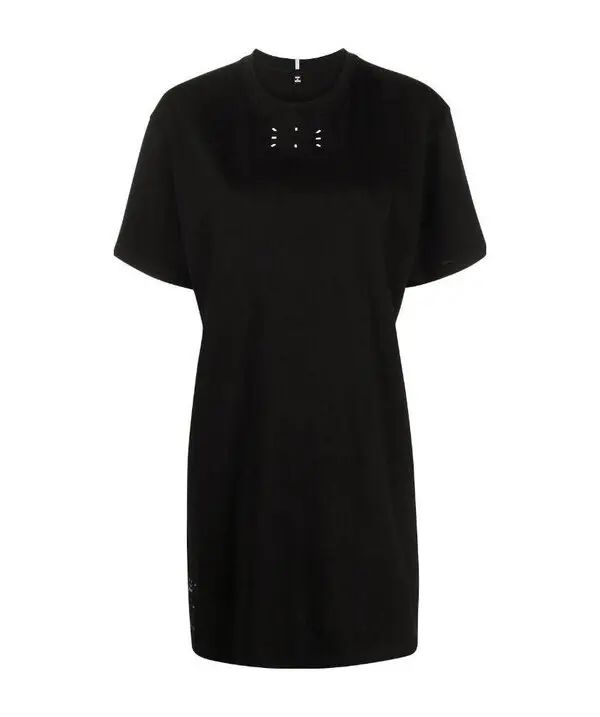 Alexander McQueen Logo Print T-shirt Dress