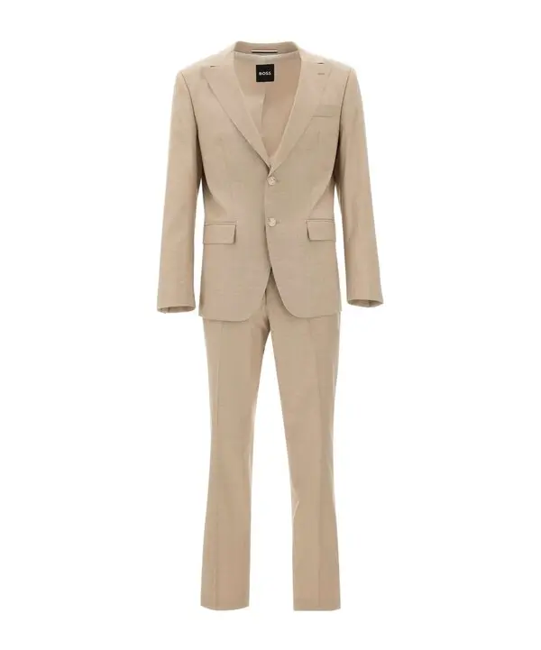 Hugo Boss H Huge Slim Fit Suit - Beige
