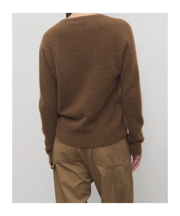 THE ROW Lorynna Crewneck Jumper In Textured Cashmere And Silk