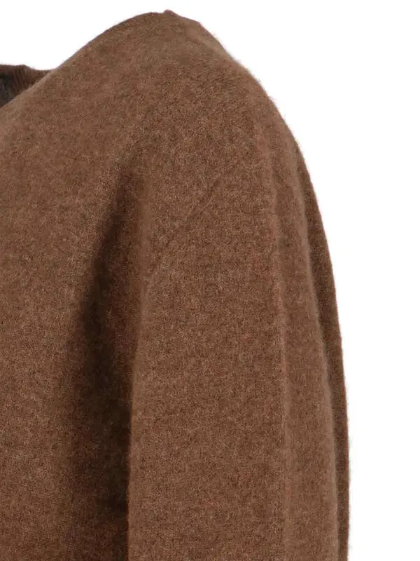 THE ROW Lorynna Crewneck Jumper In Textured Cashmere And Silk