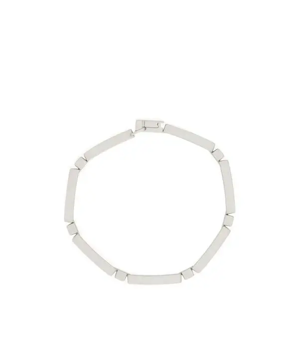 Saint Laurent Bar Bracelet - Light Silver Oxide