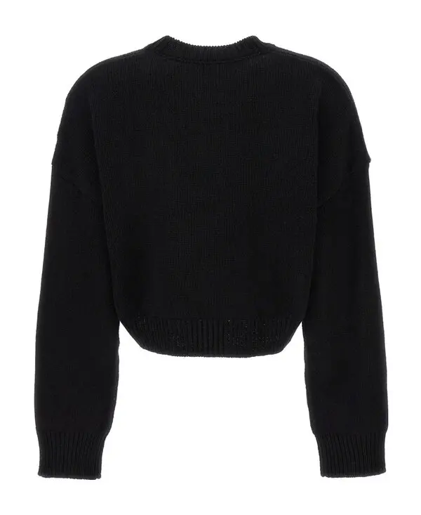 Dolce & Gabbana Logo Plaque Knitted Jumper
