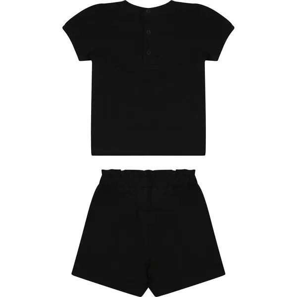Moschino Embroidered Logo Shorts Set