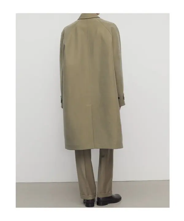 THE ROW Wool-silk Check Coat