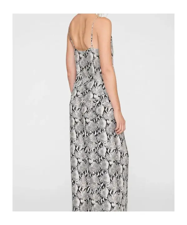 ANINE BING Snake Print V-neck Camisole - Serpentine