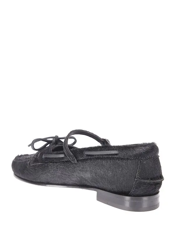 Hereu Buckled Ankle-strap Flat - Black