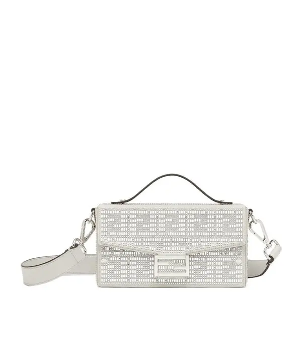 Fendi Baguette Soft Trunk Tote Bag - Grey