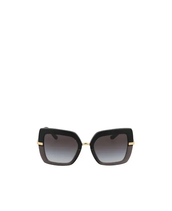 Dolce & Gabbana Metal Frame Sunglasses - Black