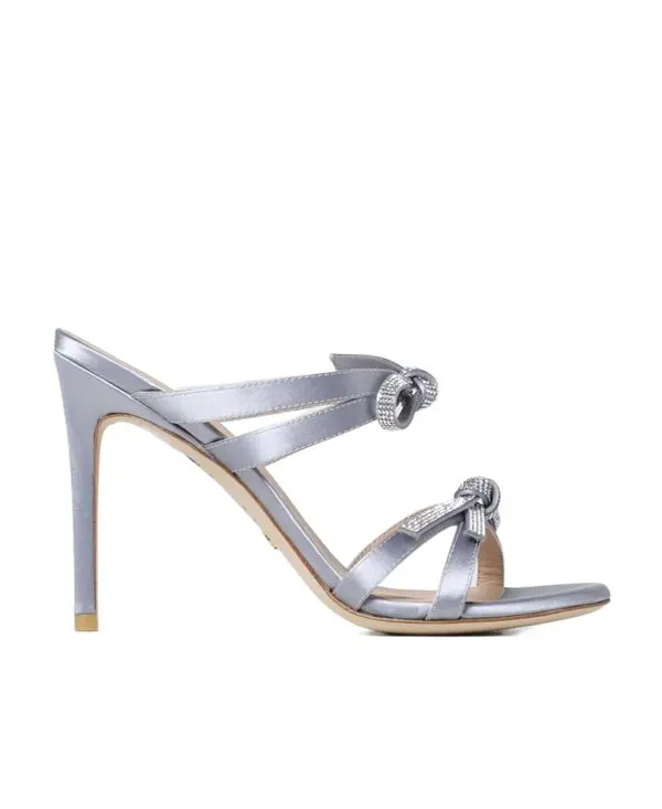 STUART WEITZMAN Embellished Bow High Heel Sandals