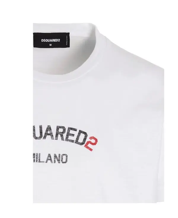 Dsquared2 Logo Printed Crewneck T-shirt