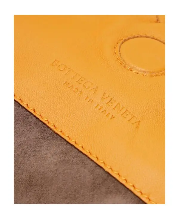 Bottega Veneta Woven Leather Shoulder Bag - Orange