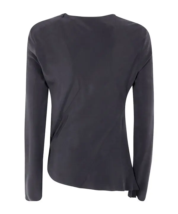 ANN DEMEULEMEESTER Deana Draped Asymmetric Top