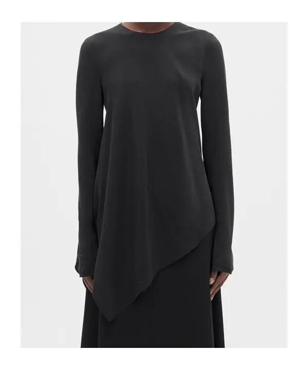 ANN DEMEULEMEESTER Deana Draped Asymmetric Top