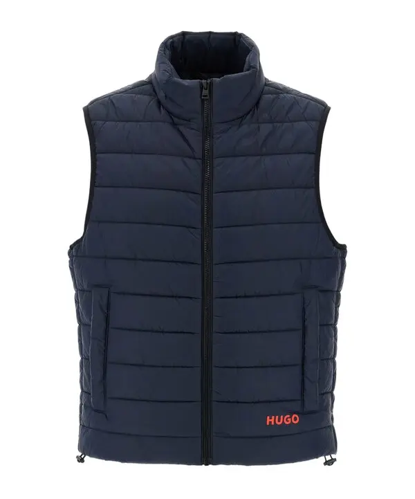 Hugo Boss Brentino Zipped Gilet - Blue