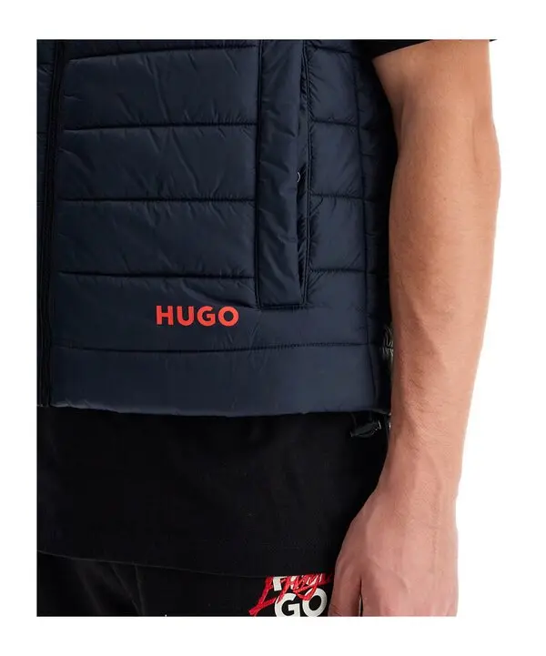 Hugo Boss Brentino Zipped Gilet - Blue