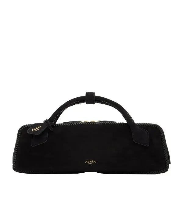 Alaïa Double Handle Tote Bag - Black