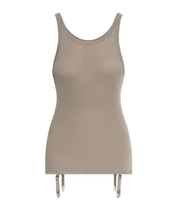 LEMAIRE Ribbed Knit Tank Top With Adjustable Straps