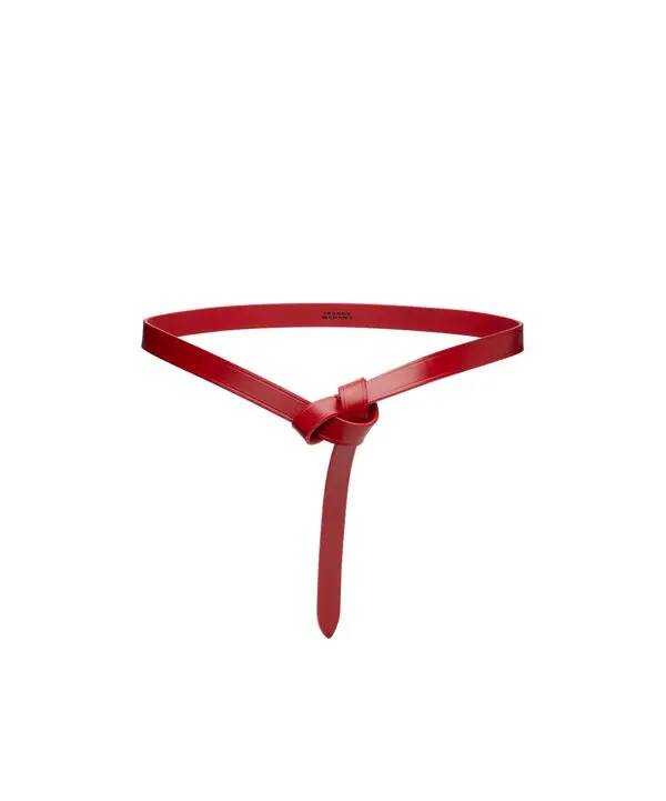 Isabel Marant Étoile Kirka Self-fastening Leather Belt - Red