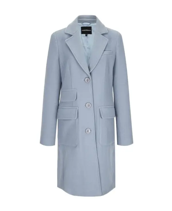 Emporio Armani Single-breasted Lapel Coat