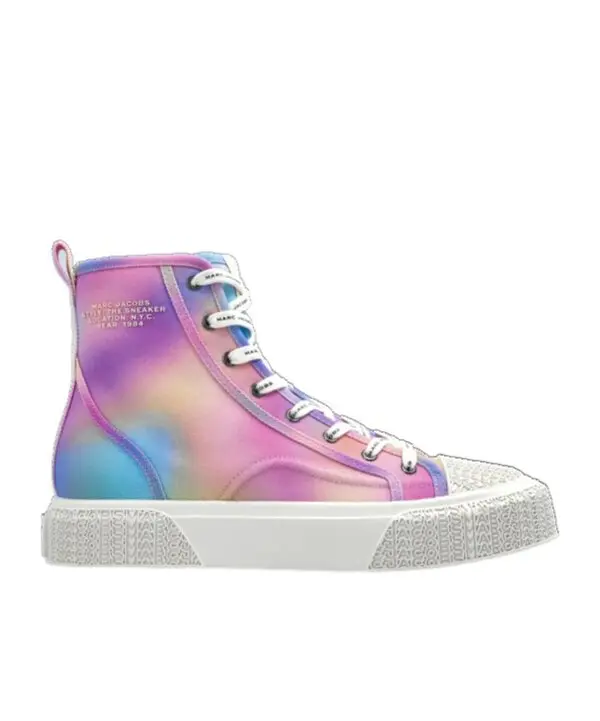 Marc Jacobs Round Toe High Top Casual Sneakers - Multicolor