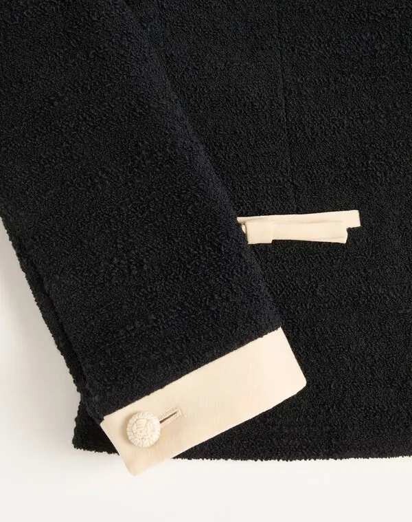 Valentino Garavani Bow Detail Crewneck Jacket