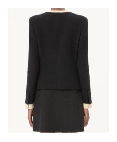 Valentino Garavani Bow Detail Crewneck Jacket