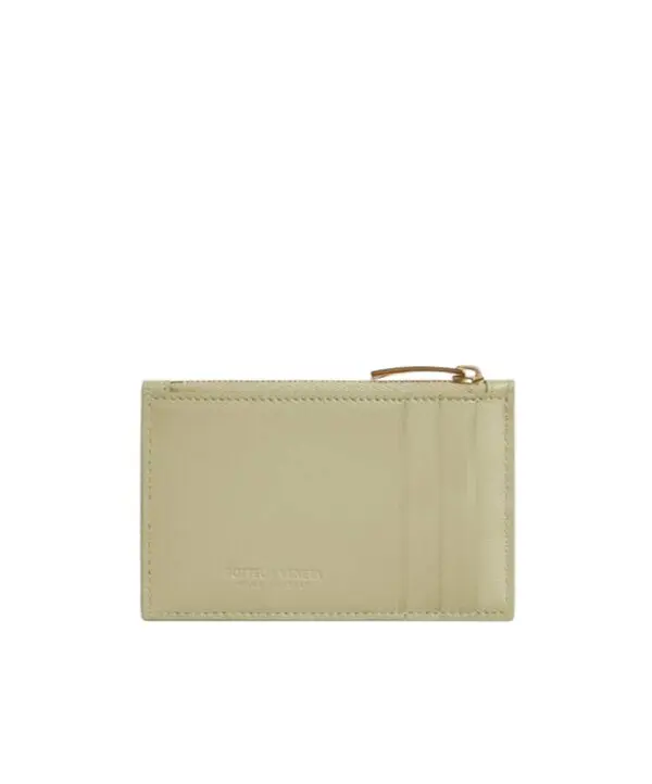 Bottega Veneta Cassette Zipped Cardholder - Nude