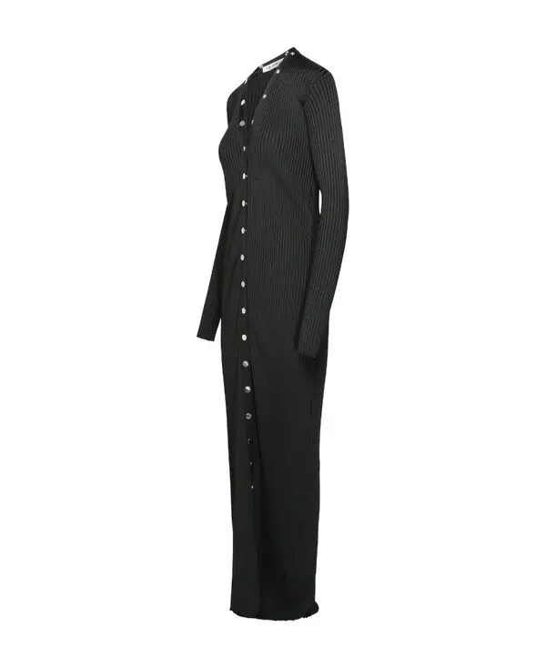 Attico V-neck Cardigan Dress