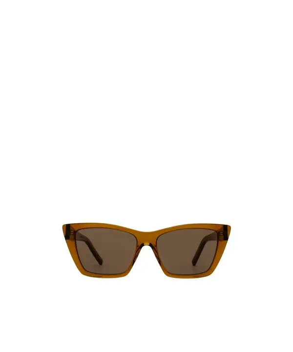 Saint Laurent Cat Eye Frame Sunglasses - Brown