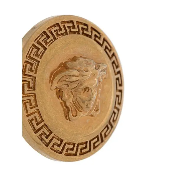 Versace Medusa Motif Round Earrings