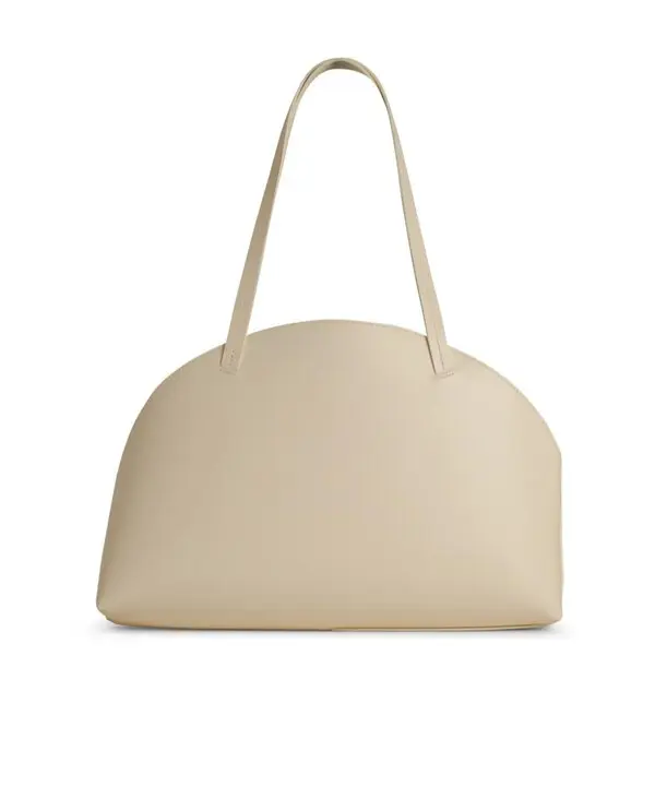 JIL SANDER Curve Medium Shoulder Bag - White