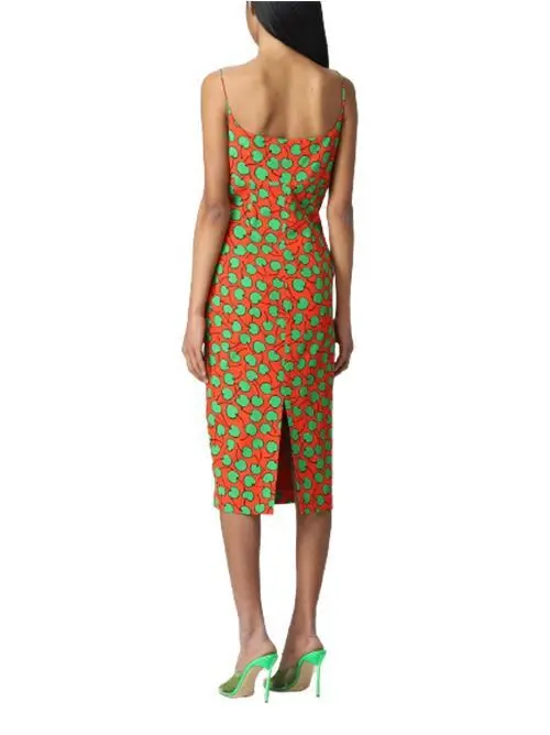 Moschino Printed Dress With Cherry Motif